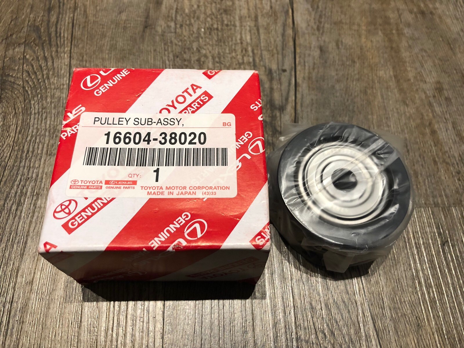 Genuine Lexus V8 Serpentine Drive Belt Idler Pulley 16604-38020 LS GS ...