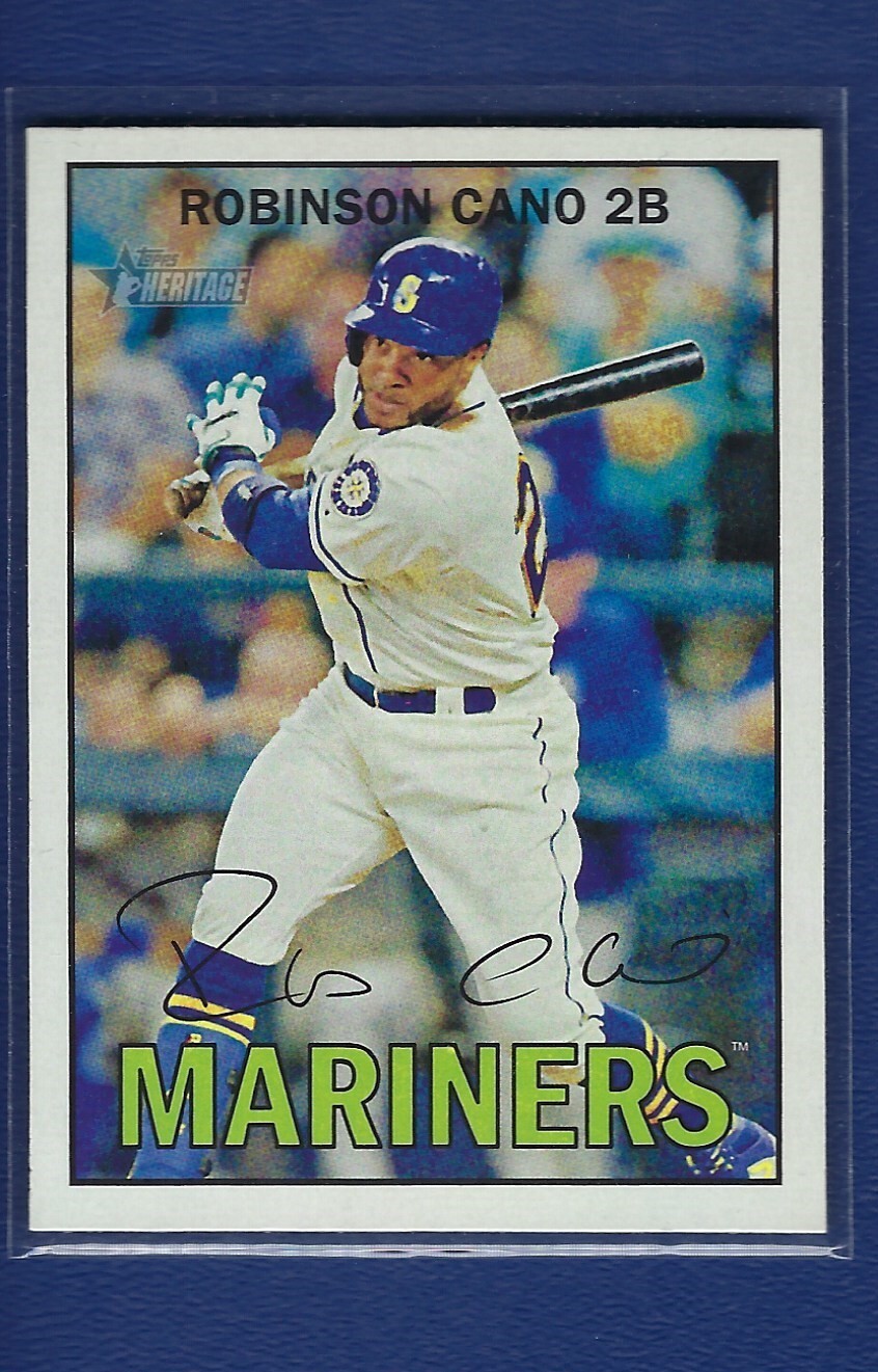 2016 Topps Heritage ACTION *** ROBINSON CANO Variation SP # 432 SHORT ...