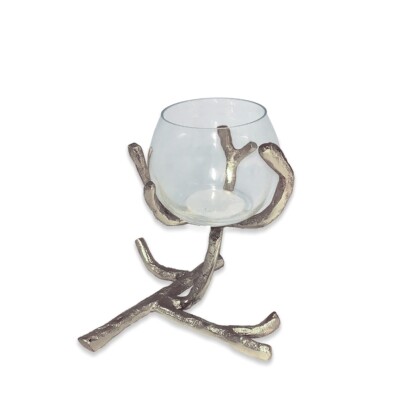 Culinary Concepts Silver Branch Single Tea Light Holder | eBay UK
