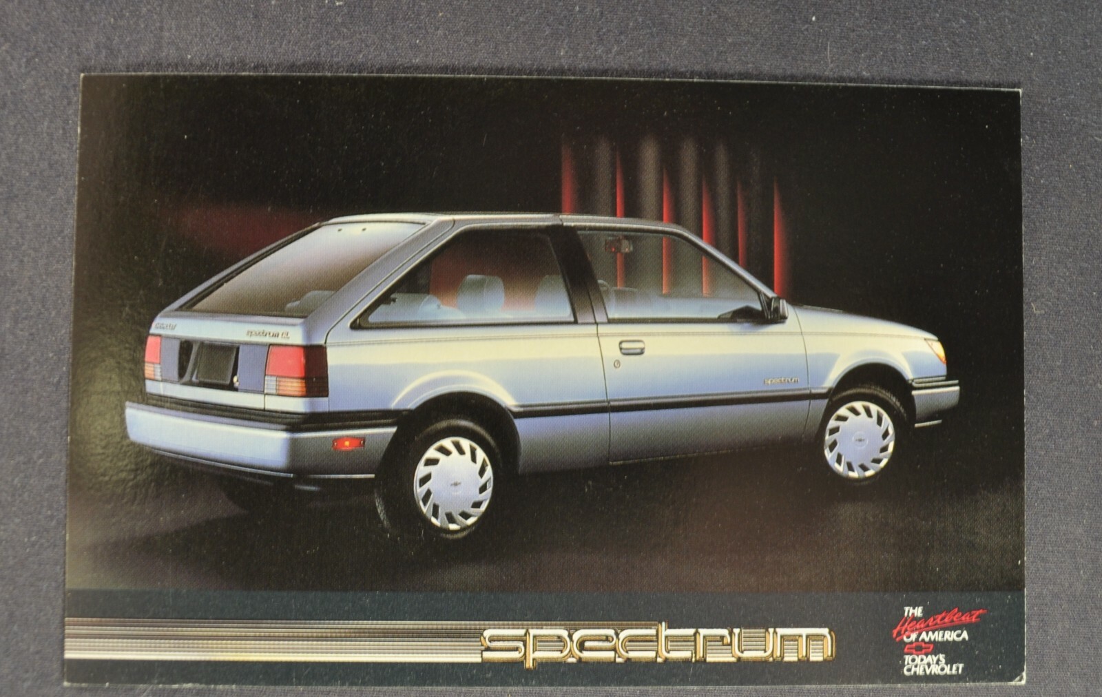 1987 Chevrolet Spectrum Hatchback Postcard Excellent Original 87 | eBay