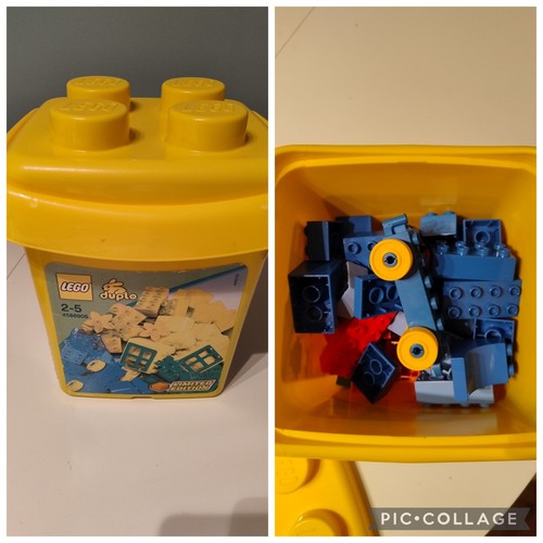 Lego Duplo Vintage Storage Box and Bricks 75 pieces | eBay