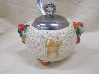 Clarice Cliff Newport Pottery Celtic Harvest Jam Pot with Original ...