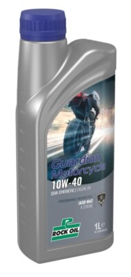 Rock Oil Guardian Motorcycle 10W40 Semi Synthetic Engine Oil JASO MA2 1 ...