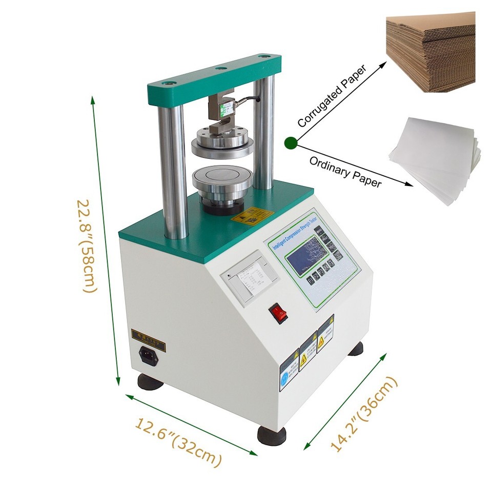 Cardboard Compression Strength Tester with Printing Function 110V 60Hz ...