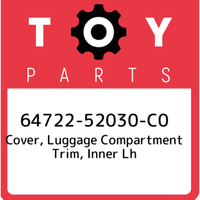 64722-52030-C0 Toyota Cover, luggage compartment trim, inner lh ...
