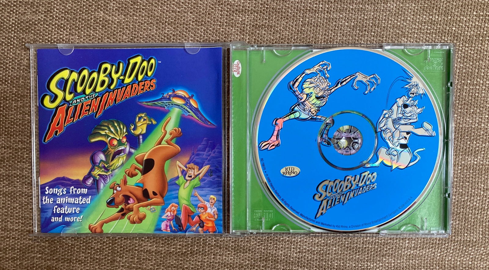 SCOOBY DOO & THE ALIEN INVADERS (CD) Soundtrack Rare OOP 2000 ...