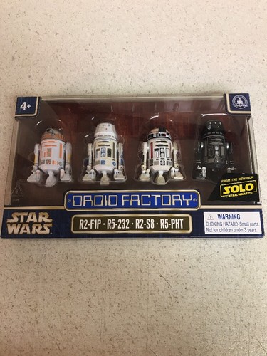 Disney Parks Star Wars "SOLO" Droid Factory Set of 4 R2-F1P R5-232 R2 ...