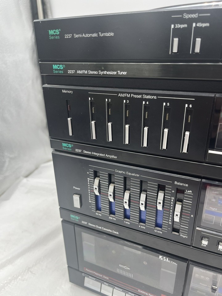 Vintage MCS Modular Component Systems 683-2237 Stereo Amplifier ...