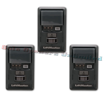 Liftmaster 881LM 3-Pack Motion Detecting Control Panel Push Button ...