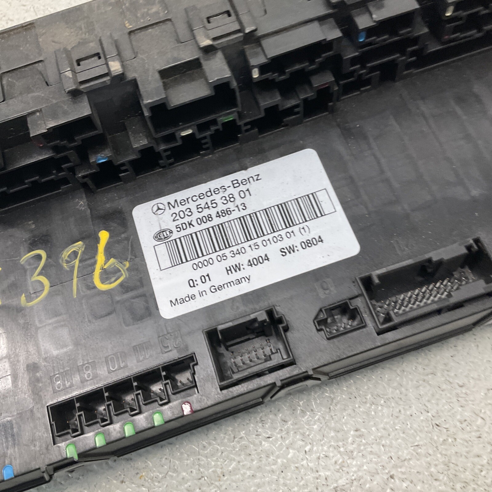 Mercedes W203 W209 Rear Sam Module Control Unit Fuse Relay Box ...