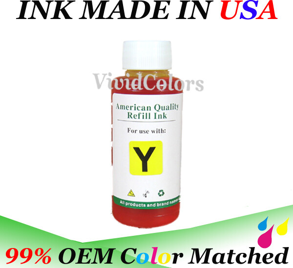 4-Color Bulk Ink Refill Kit for Inkjet Printer Cartridges 600 ml Total ...