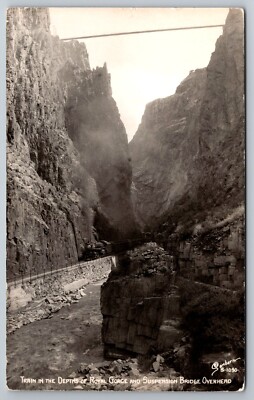 RPPC Train Royal Gorge Suspension Bridge Overhead Cañon City Colorado ...