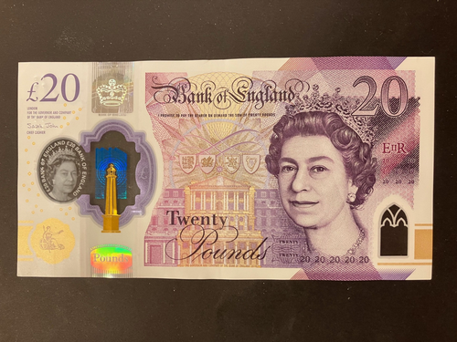 Unique Serial Number Polymer £20 Twenty Pound Note Joseph Turner | eBay UK