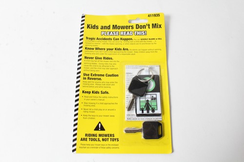 OEM Husqvarna 532411935 Ignition Key Set of 2 & Chain Fits Craftsman ...