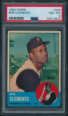 1963 Topps #540 Roberto Clemente PSA 8++ NEAR MINT CENTERED | eBay