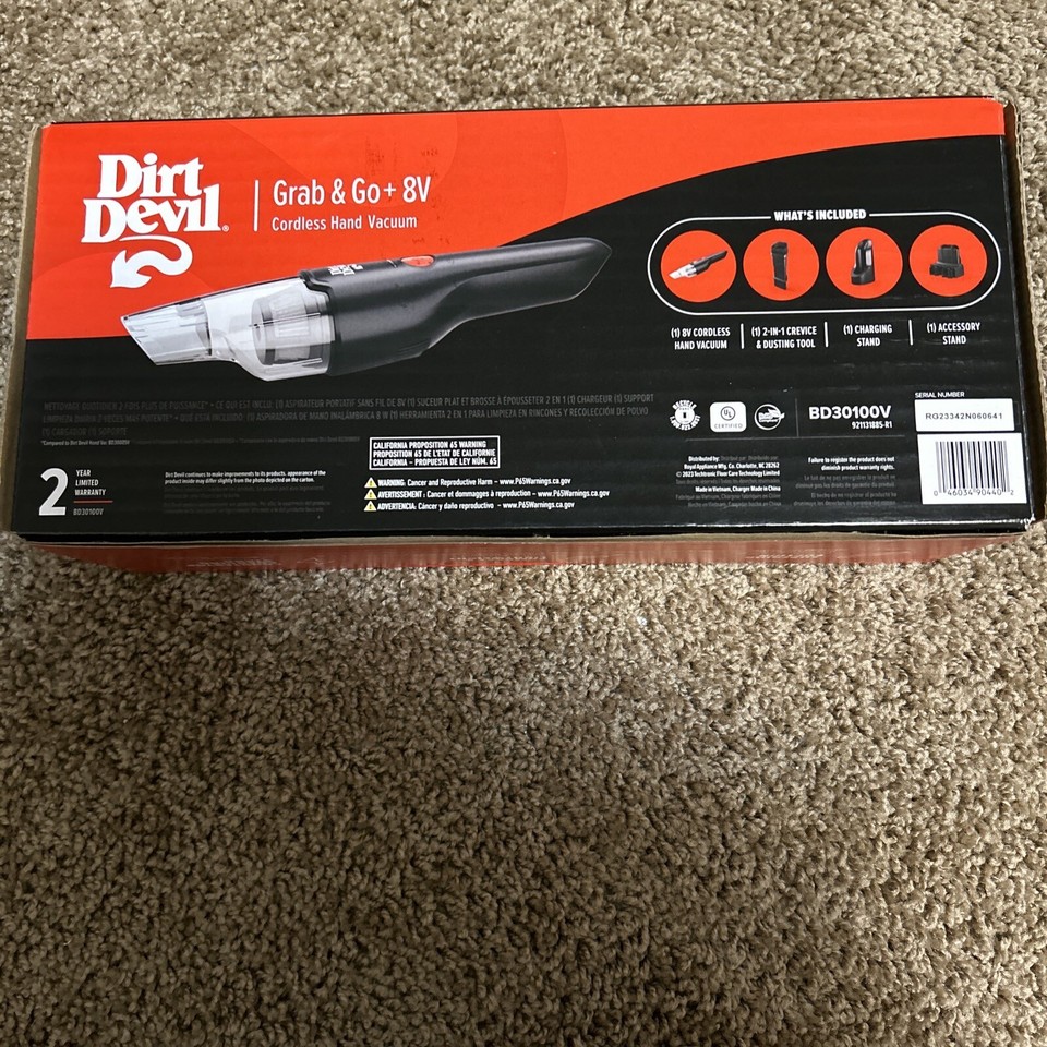 Dirt Devil Grab & Go+ 8V Cordless Hand Vacuum | eBay