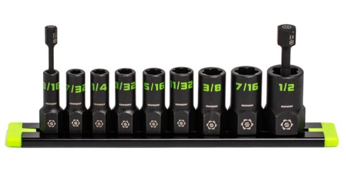 Grip Edge Tools 9pc 1/4" Drive SAE RPT Socket Extractor Set (Standard ...