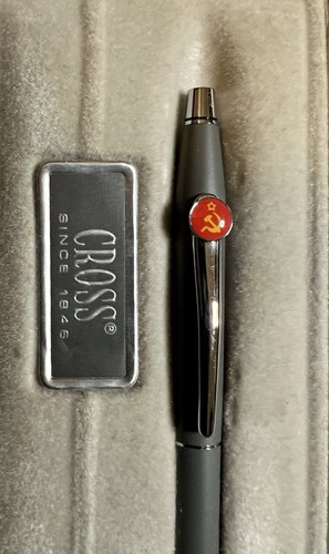 USSR Cross Ink Pen With Hammer/Sickle Logo | eBay