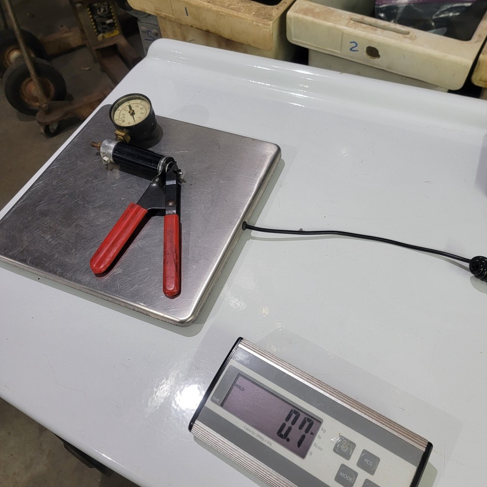 Blue-Point Hand Operated Pressure Test Pump w Gauge Hydraulic ...