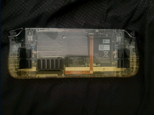 Steamdeck Bundle W/Yellow custom Shell. (2TB SD Installed) | eBay