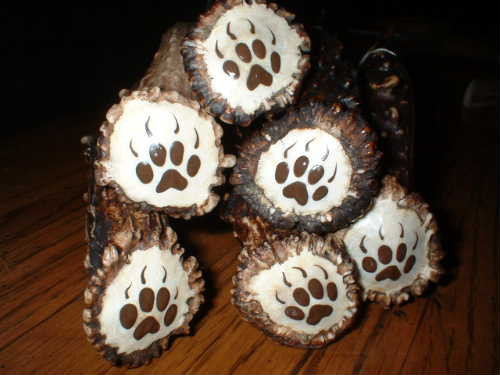 Subtle Sheen Obsidian Skinning Knife Flint Knapping Black Powder ...