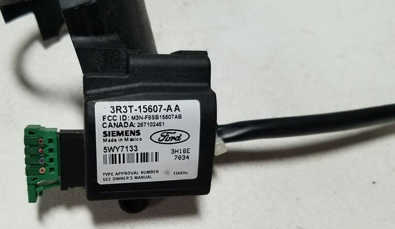 2003 2004 FORD MUSTANG ANTI THEFT PATS TRANSCEIVER 3R3T-15607-AA Ford ...