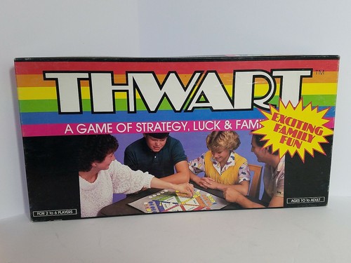THWART Board Game of Strategy Luck and Family Fun / Complete 1986 | eBay