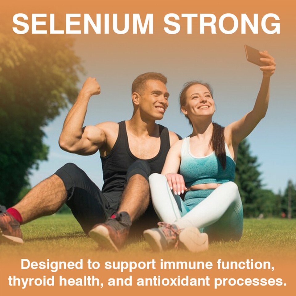 120pcs Selenium 200mcg - Thyroid Health Supplement Immune System, Hair, Nails | eBay