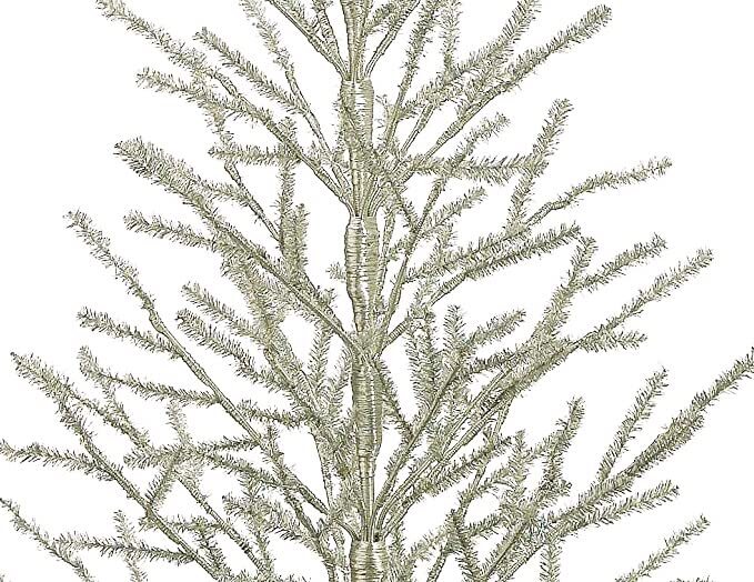 40 Inch Tinsel Christ mas Tree - 3.33 Foot Tinsel Pine Tree Antique ...