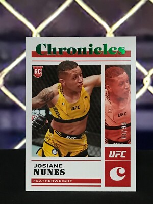 2023 Chronicles UFC Josiane Nunes RC #100 Chronicles Rookies Green 09/ ...