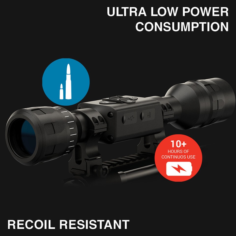 Refurbished ATN X-Sight LTV 3-9x Ultra Light Day & Night Vision Rifle ...