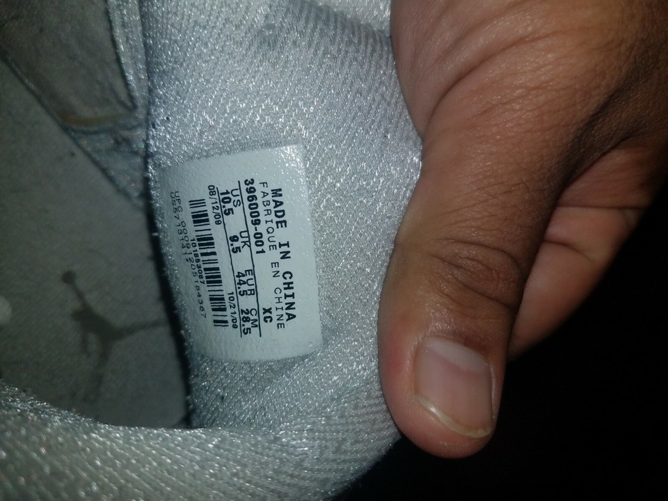 Air Jordan 1 Hi Silver 25th Anniversary Size 10.5 Pre Owned with ...