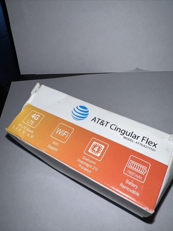 NEW in Box ATT Cingular Flex Easy to Use Senior Flip Phone - Gray ...