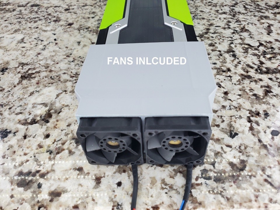 NEW! Nvidia Tesla GPU Cooling Fan Shroud Mounting P40 P41 Accelerator ...