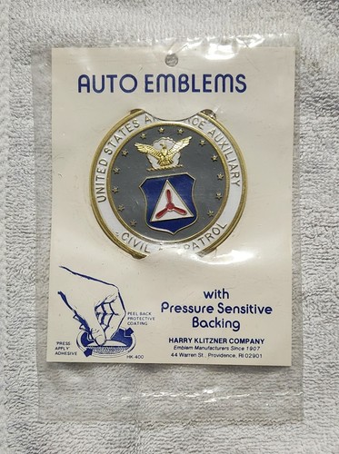 Vintage Civil Air Patrol Auto Emblem CAP | eBay