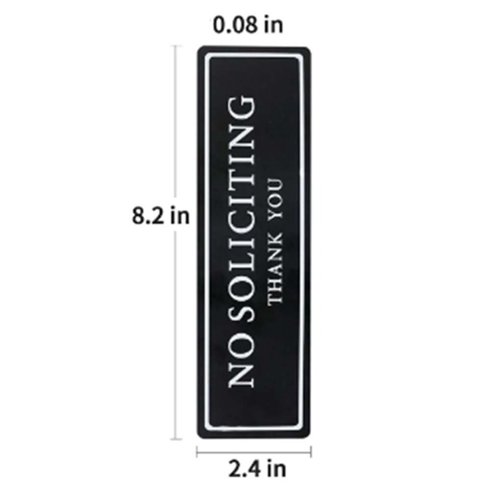 Self-adhesive No Solicitation No Soliciting Thank You Sign Home ...