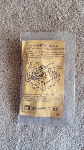 Square D QO Handle Interlock Kit (QO2DTI) - NEW | eBay