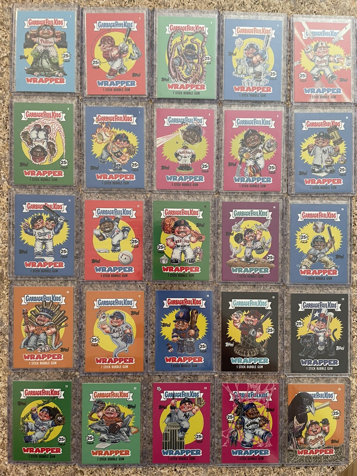 GPK MLB X SERIES 3 Complete Wrapper Set | eBay