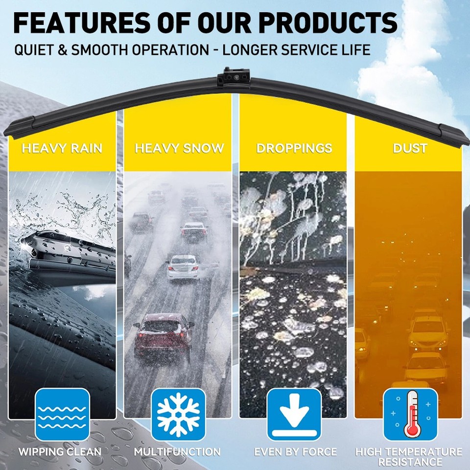 For Mercedes-Benz A-Class W177 C117 Front Wiper Blades A1778209900 2019 ...