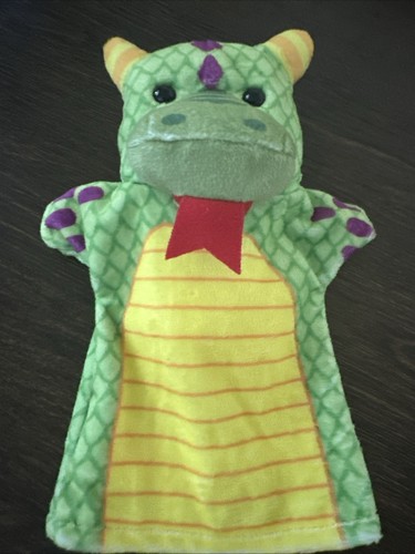8" DRAGON MELISSA & DOUG HAND PUPPET SCHOOL BABY TODDLER PLAY ART ...