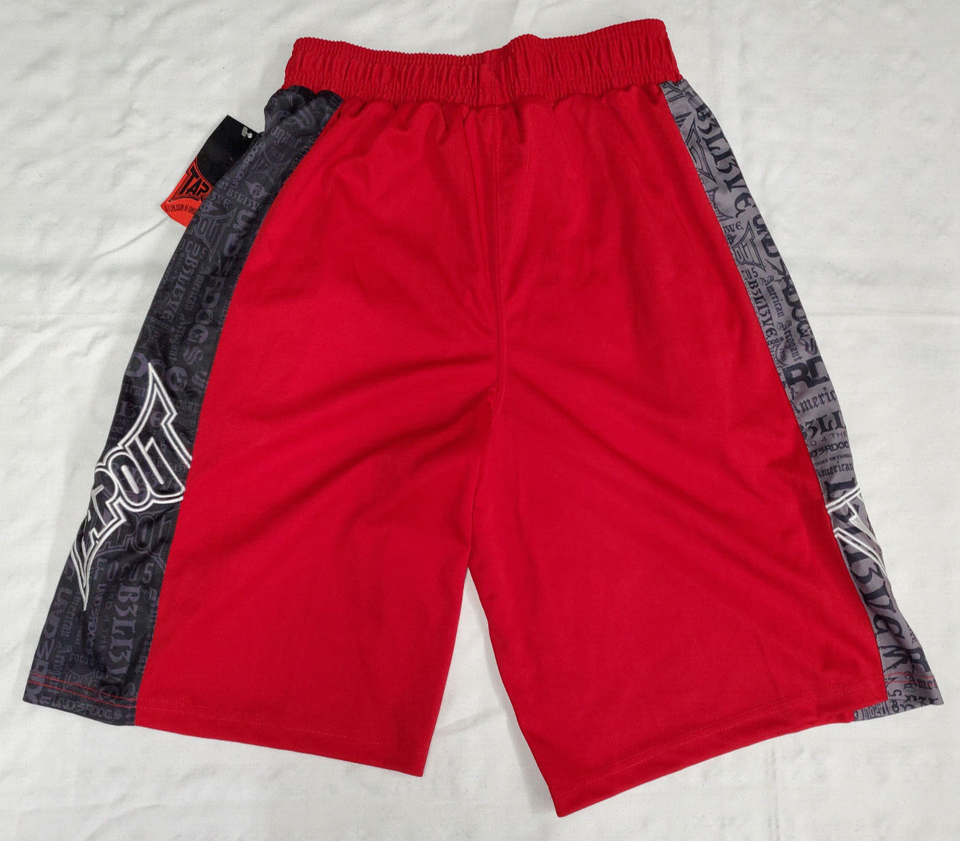 2010 Tapout Training shorts men sz S NWT NEW black/red | eBay