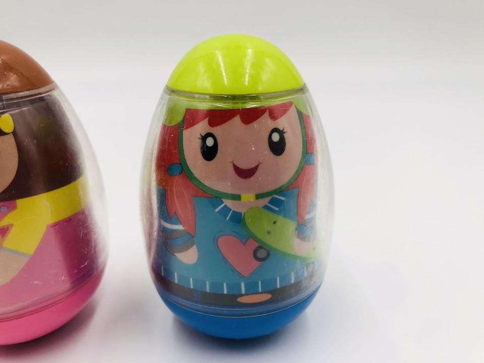 #4,#10 2009 Hasbro Weeble Wobble 3" Inch Tall | eBay