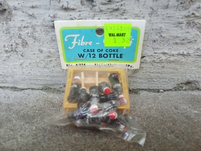 Fibre Craft Miniature Coca Cola Bottles Dollhouse Trian Nativity | eBay