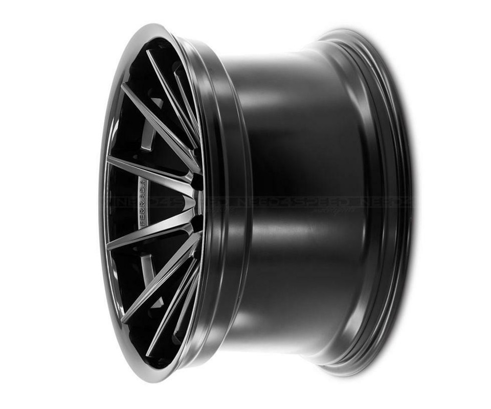 22" FERRADA FR4 MATTE BLACK CONCAVE WHEELS RIMS FITS JEEP GRAND ...