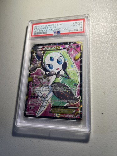 2013 MELOETTA EX RC25 25 Pokemon Card Legendary Treasure Radiant Rare ...