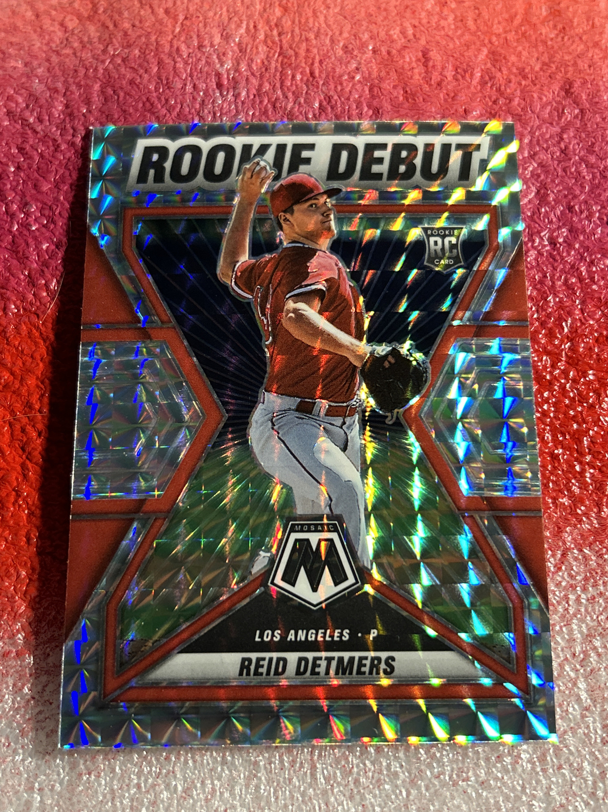 Reid Detmers 2022 Panini Mosaic - Rookie Debut Silver Prizm **ROOKIE ...