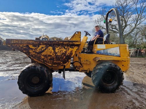 Thwaites 6 ton dumper dumptruck digger rops twin flashing lights | eBay UK