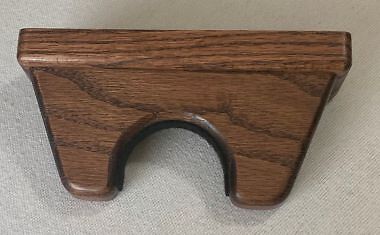 1 Gun Closet / Wall Gun rest (Red Mahogany) | eBay