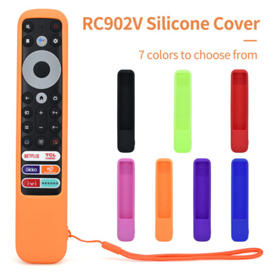 Silicone Remote Control Case Cover For TCL TV RC902V FMR1 FAR1 ...
