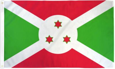 10 x "BURUNDI" flag 3x5ft polyester banner sign Burundian Hutu Africa ...
